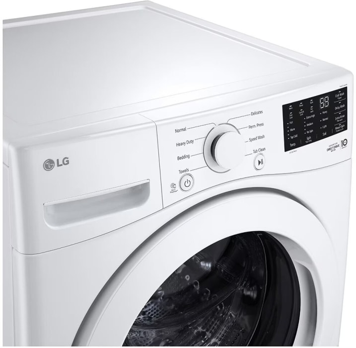 LG LGWADREW3470 Side-by-Side Washer & Dryer Set with Front Load Washer ...