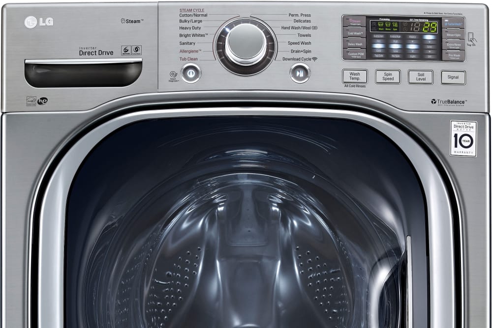 LG WM4270HVA 27 Inch 4.5 cu. ft. Front Load Washer with 14 Wash Cycles ...