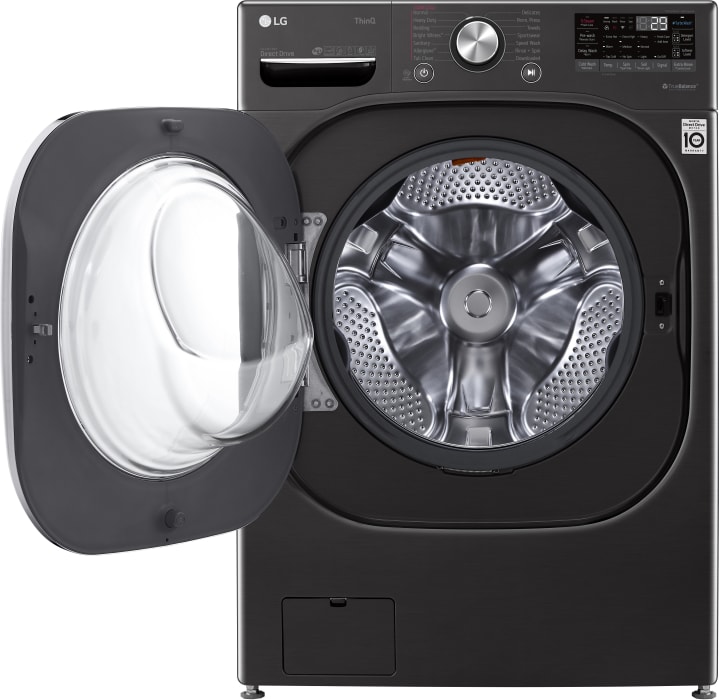 LG WM4500HBA 27 Inch Front Load Smart Washer with 5.0 Cu. Ft. Capacity ...