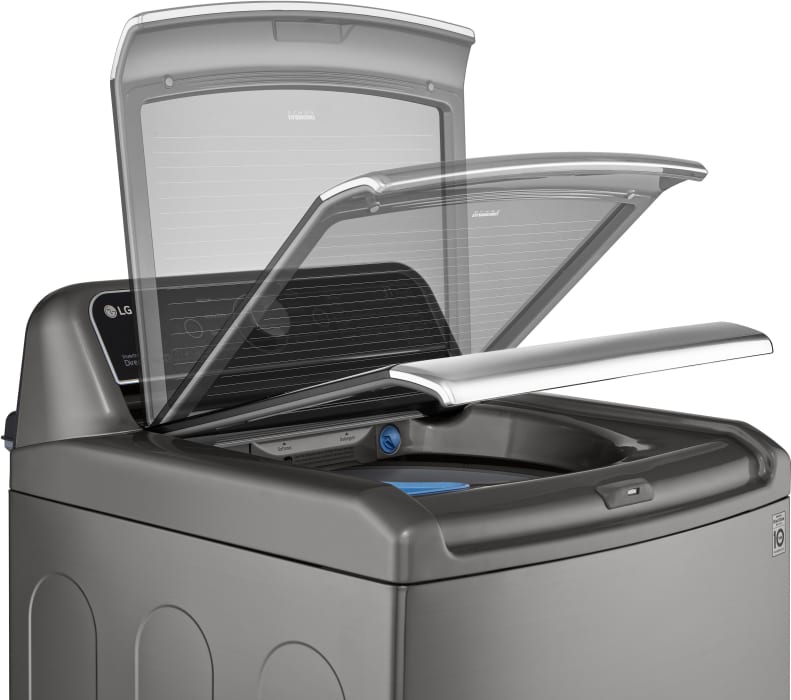 LG WT7305CV 27 Inch Top Load Smart Washer with 4.8 Cu. Ft. Capacity, 4 ...
