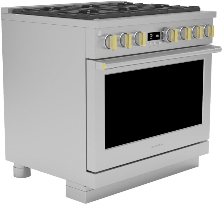 Monogram ZDP366NTSS 36 Inch Freestanding Professional Dual Fuel Smart ...