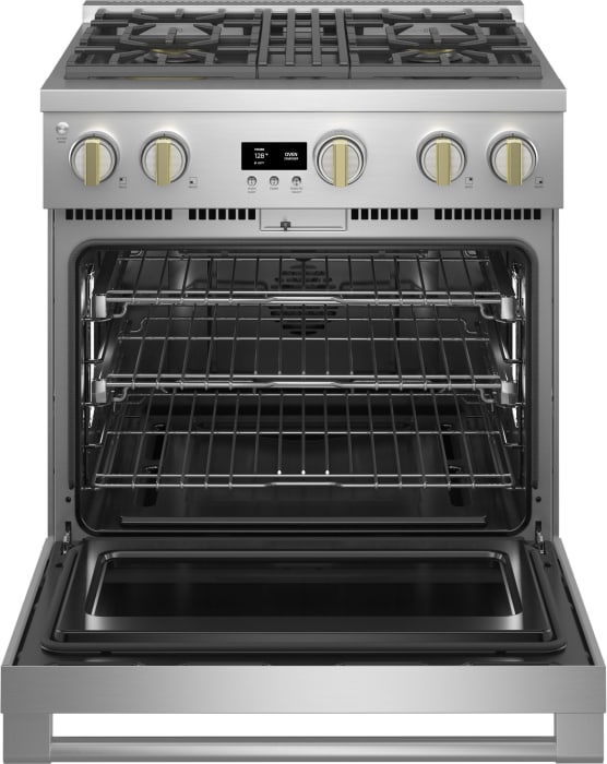 Monogram ZGP304NTSS 30 Inch Freestanding Professional Gas Smart Range ...