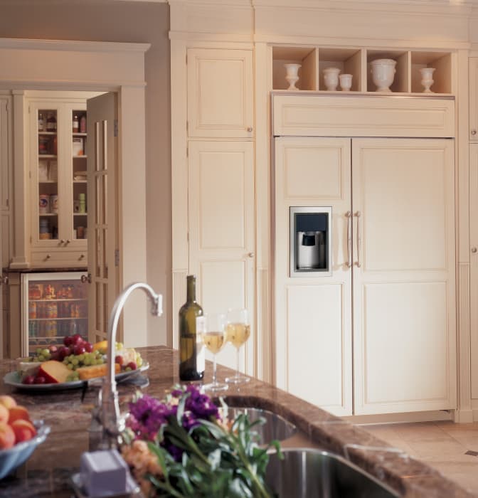 Monogram ZISB480DK 48 Inch Built-in Side-by-Side Refrigerator with ...