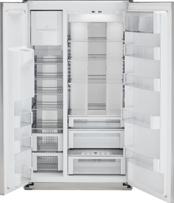 Monogram ZISB480DK 48 Inch Built-in Side-by-Side Refrigerator with ...