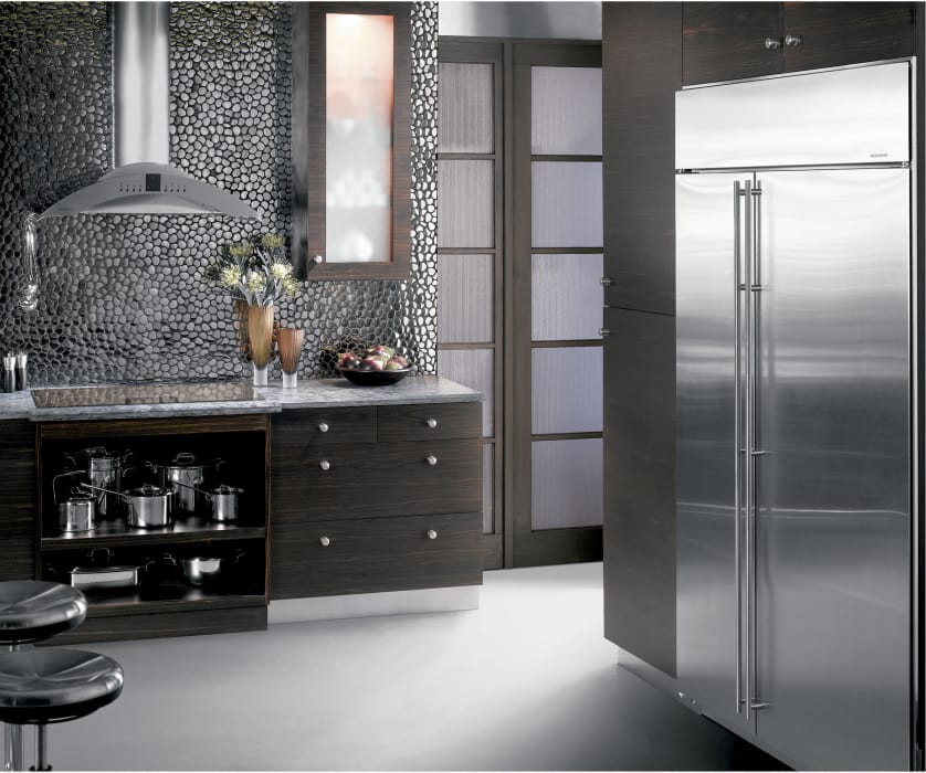 Monogram ZISS420NKSS 42 Inch Built-In Side-by-Side Refrigerator with ...