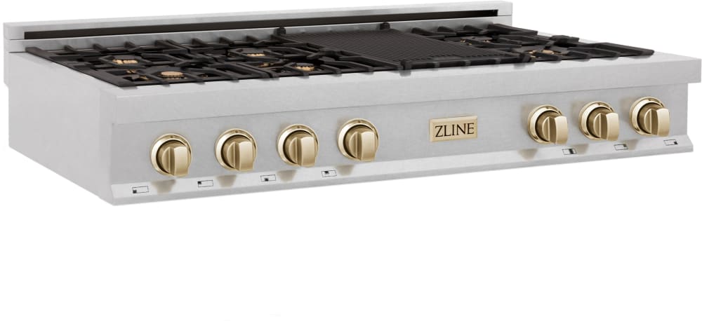 ZLINE RTSZ48G 48 Inch Gas Rangetop with 7 Sealed Burners, 18,000 BTU ...