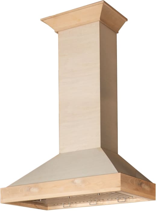 ZLINE KBUFRD48 Unfinished Wooden Wall Mount Range Hood with Remote 4 ...
