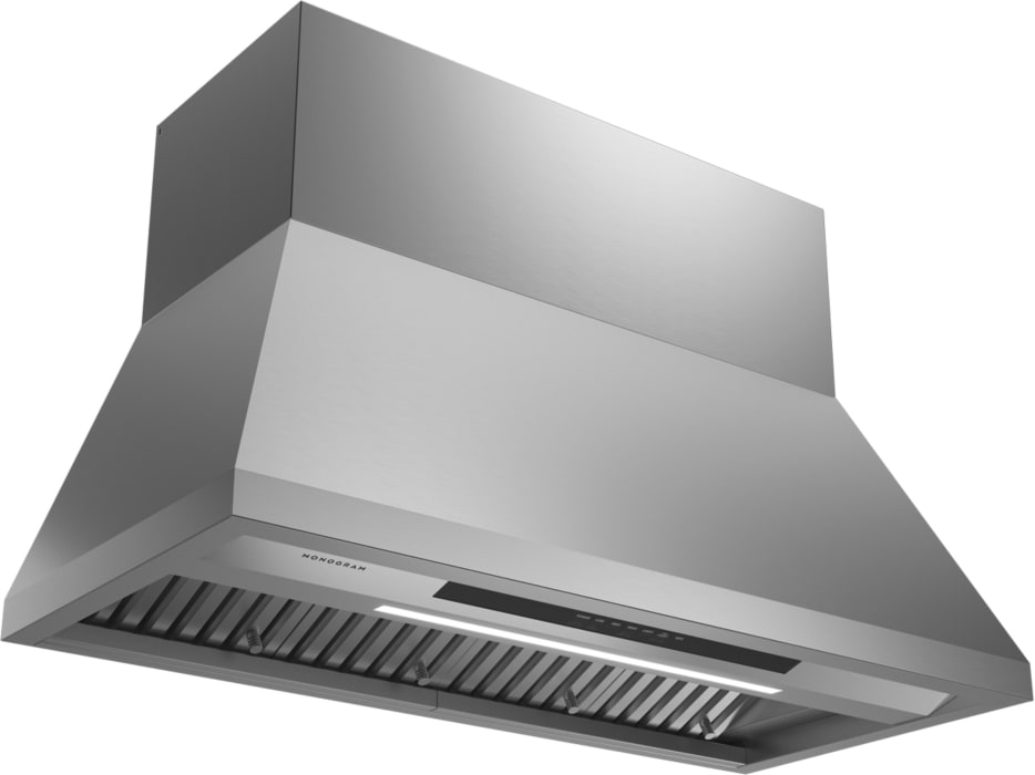 Monogram ZVW1480SPSS 48 Inch Wall Mount Smart Range Hood with 1,220 CFM ...
