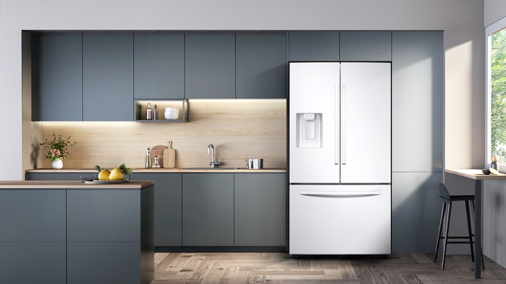Samsung RF27T5201WW 36 Inch French Door Refrigerator with 27 Cu. Ft ...