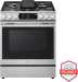 LG LSDL6336F 30 Inch Slide-In Dual Fuel Smart Range with 5 Sealed ...