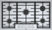 Bosch NGM8655UC 37 Inch Gas Cooktop with Automatic Re-Ignition ...