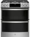 GE PGS950SEFSS 30 Inch Slide-In Double Oven Gas Range with Convection ...