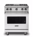 Viking VGCC5304BSS 30 Inch Pro-Style Gas Range with 4 VSH Pro Sealed ...