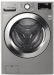LG WM3670HVA 27 Inch 4.5 cu. ft. Front Load Washer with Steam, Smart ...