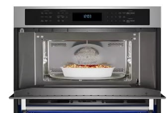 KitchenAid KOEC527PSS 27 Inch Combination Electric Wall Oven with 1.4 ...