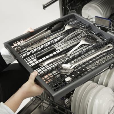 Viking VDWU524SS 24 Inch Fully Integrated Dishwasher with 16 Place ...