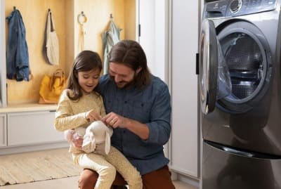 Electrolux ELFE7637AW 27 Inch Electric Dryer with 8.0 Cu. Ft. Capacity ...