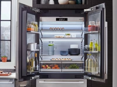 SKS SKSSB4202S 42 Inch Built-in Smart Side-by-Side Refrigerator with 25.6 cu. ft. Capacity ...