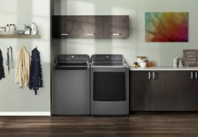 LG WM4200HBA 27 Inch Front Load Smart Washer with 5.0 Cu. Ft. Capacity ...