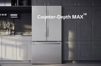 LG LF20G6331S 33 Inch Counter-Depth MAX™ French Door Smart Refrigerator ...