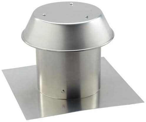 Broan 611 Aluminum Roof Cap for Flat Roofs (Up to 8 Inch Round Duct ...