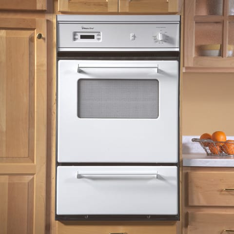 Magic Chef 9112WUV 24 Inch Single Gas Wall Oven with Lower Broiler, 2 ...