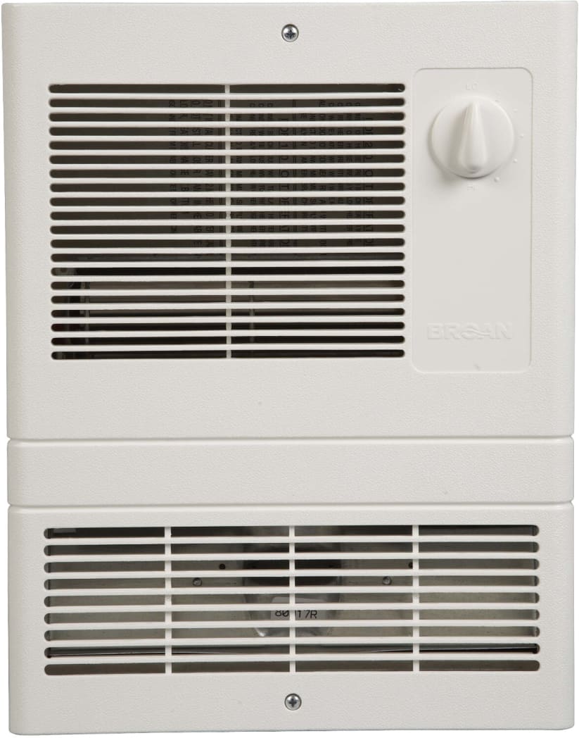 Broan 9815WH 9815 Series Fan-Forced Wall Heater with 1,500 Watts, 5,120 ...