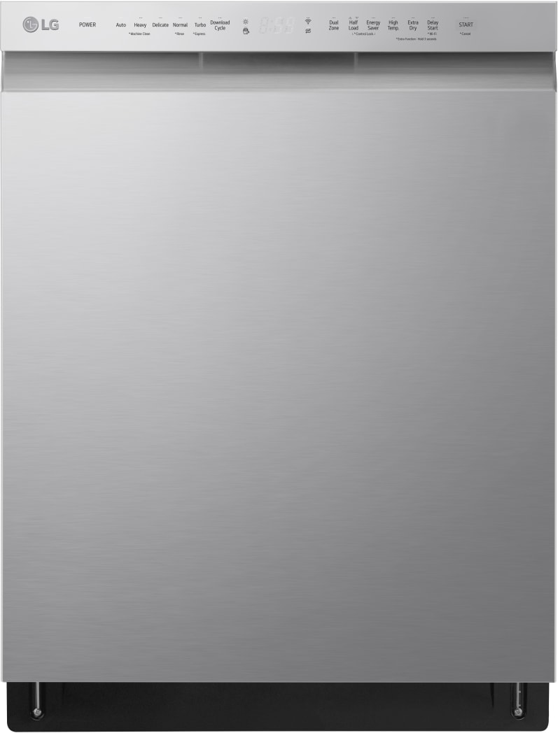 LG ADFD5448AT 24 Inch Full Console Smart Dishwasher with 14 Place ...