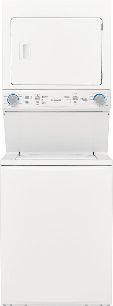 Frigidaire FLCE7522AW 27 Inch Electric Laundry Center with 3.9 Cu. Ft ...