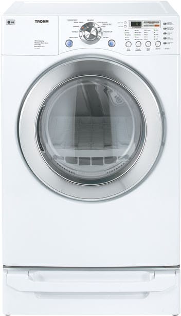 LG DLE5977W 27 Inch Electric Dryer with 7.3 Cu. Ft. Capacity 9 Drying Programs White