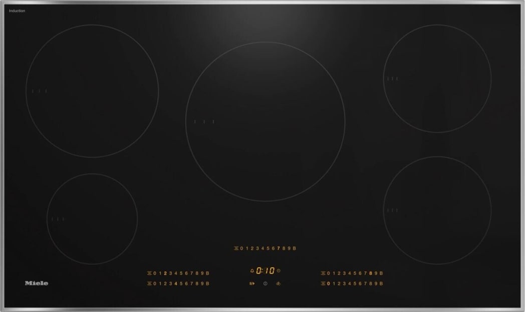 Miele KM7740FR 36 Inch Induction Smart Cooktop with 5 Cooking Zones ...