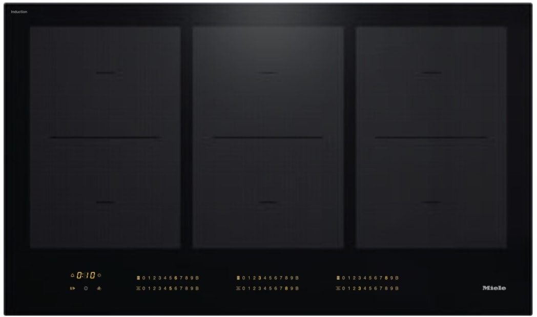 Miele KM7745FL 36 Inch Induction Smart Cooktop with 6 Cooking Zones ...