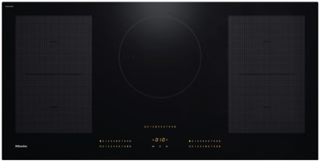 Miele KM7755FL 42 Inch Induction Smart Cooktop with 5 Cooking Zones ...