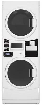Maytag MLE22PDAYW 27 Inch Commercial Electric Laundry Tower with Coin ...