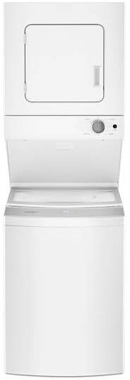 Whirlpool WET4024HW 24 Inch Electric Laundry Center with 1.6 cu. ft. Washer 6 Wash Cycles 3.4 cu. ft. Dryer 4 Dry Cycles AutoDry Drying System EasyView Glass Lid with Slow Close Technology and Automat...