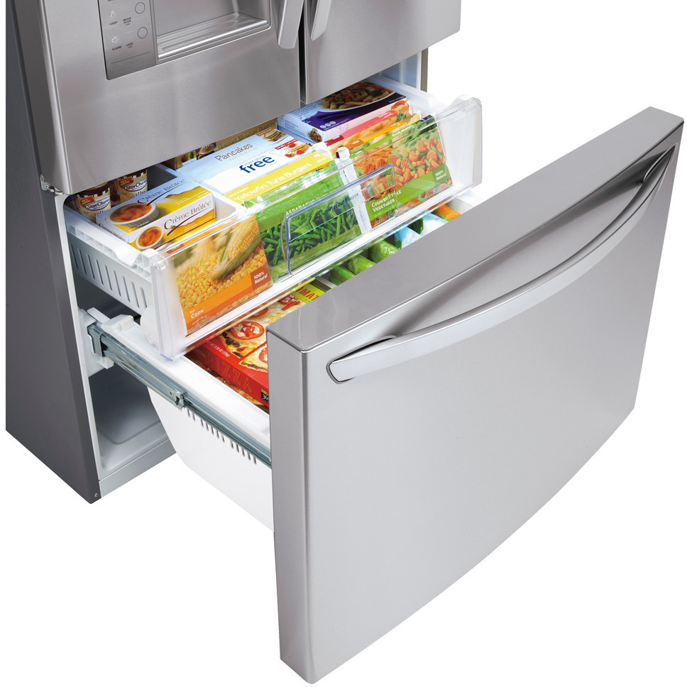 LG LFX29927ST 29.2 cu. ft. French Door Refrigerator with 4 SpillProof ...