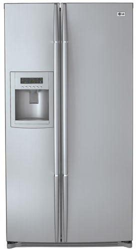 LG LRSC26925TT 25.9 Cu. Ft. Side by Side Refrigerator w/ 7 Sensor ...