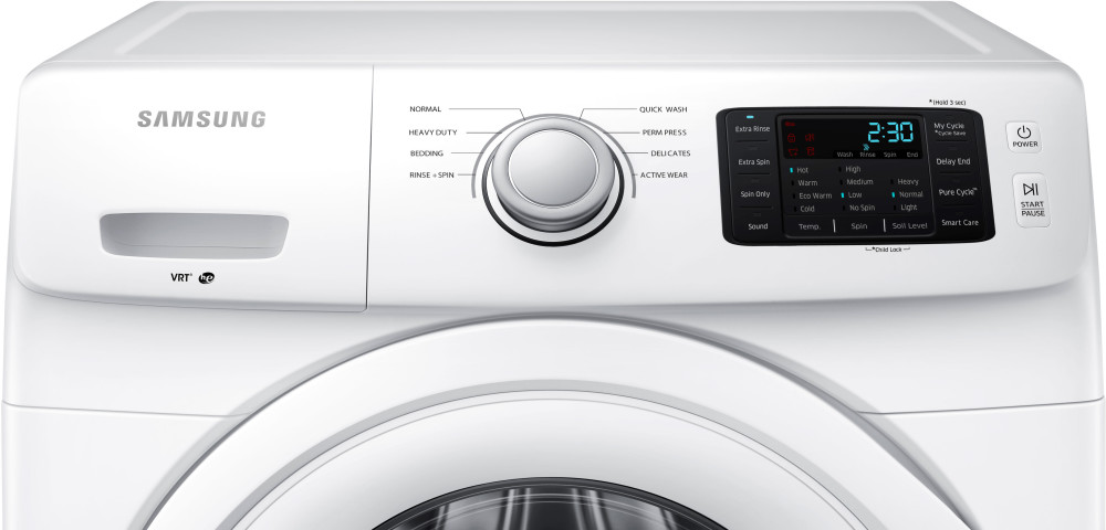 Samsung WF42H5000AW 27 Inch 4.2 cu. ft. Front Load Washer with 8 Wash ...