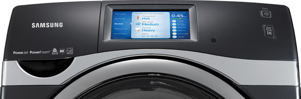 Samsung WF457ARGSWR 27 Inch Front-Load Washer with 4.5 cu. ft. Capacity ...