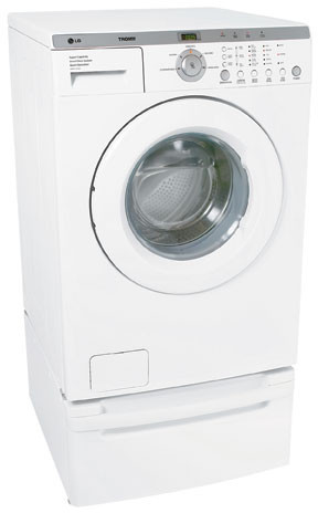 LG WM1814CW 27 Inch Front-Load Stackable Washer with 3.42 Cu. Ft ...