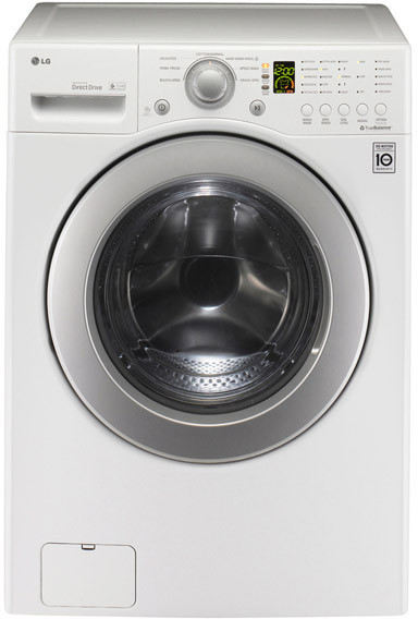 LG WM2240CW 27 Inch Front-Load Washer with 3.7 cu. ft. Capacity, 7 Wash ...