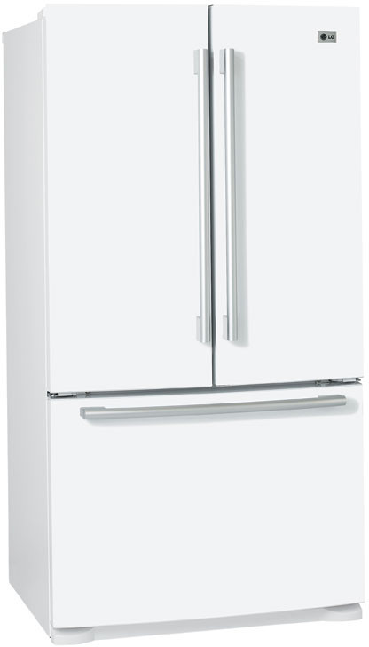 LG LRFC25750SW 25 Cu. Ft. Panorama French Door Refrigerator w/ Glide\'N ...