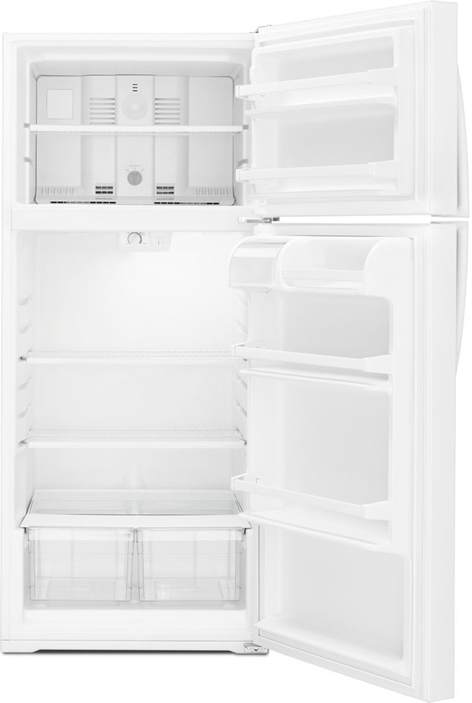 Whirlpool WRT106TFDW 28 Inch Top-Freezer Refrigerator with 16.0 cu. ft ...