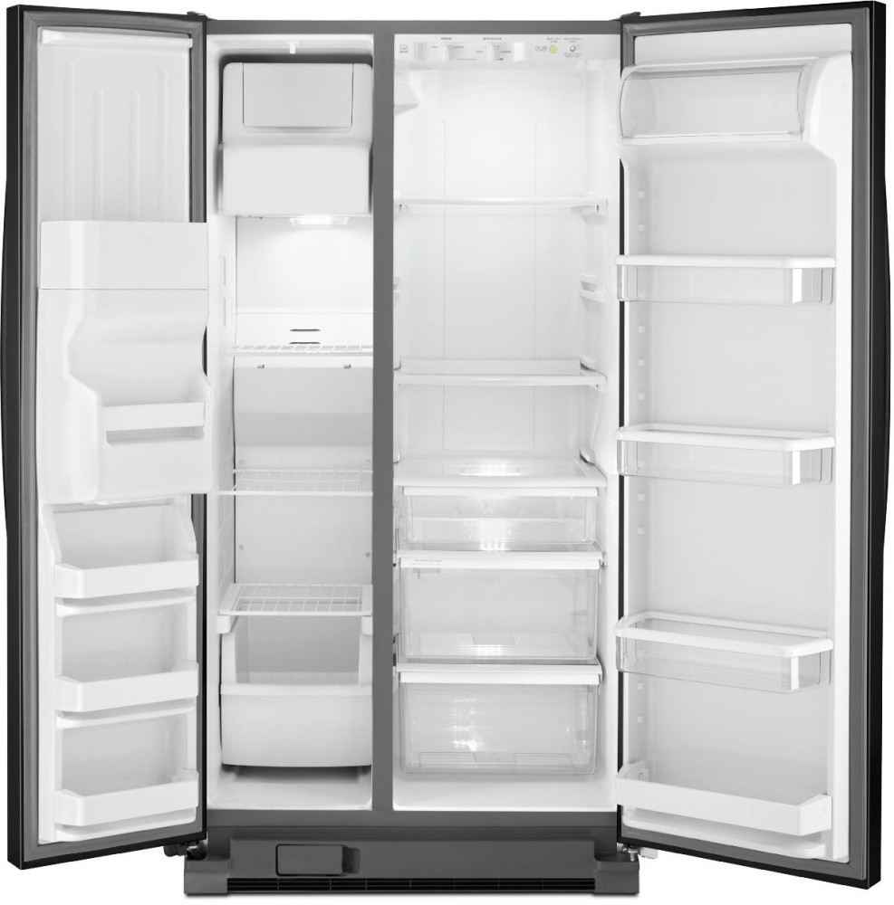 Whirlpool WRS335FDDB 35 Inch Side-by-Side Refrigerator with 24.5 cu. ft ...