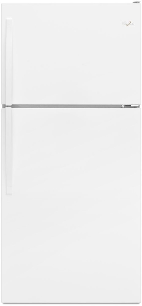 Whirlpool WRT318FZDW 30 Inch Top-Freezer Refrigerator with 18.2 cu. ft ...