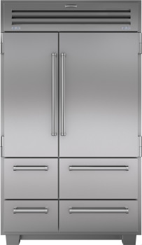 Sub-Zero 648PRO 48 Inch Built-in Side-by-Side Refrigerator with 18.4 cu ...