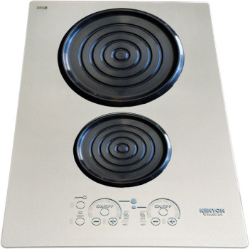 Kenyon B80201 15 Inch Induction Cooktop with 2 Cooking Zones, Spill/Pot ...