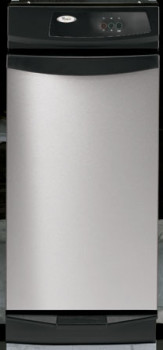 Whirlpool GX900QPPS Full Console Trash Compactor with 1.4 Cu. Ft. Capacity, Automatic Anti-Jam ...