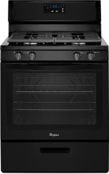 Whirlpool WFG320M0BB 30 Inch Freestanding Gas Range with 5.1 cu. ft ...