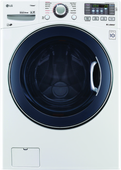 LG WM3770HWA 27 Inch Front Load Washer with 4.5 cu. ft. Capacity, 12 ...